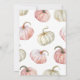 Pink Pumpkin Leaves and stacks of Hay Birthday Invitation | Zazzle
