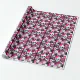 Pink Punk Girly Skull Wrapping Paper | Zazzle