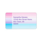 Pretty Pink & Purple Flowers Return Address Label | Zazzle.com
