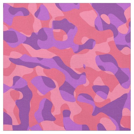Purple Camouflage Pattern Fabric | Zazzle