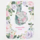 Pink Purple Floral Sleeping Elephant Girl Nursery Baby Blanket | Zazzle