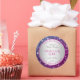 Pink Purple Glitter Sparkle Stars Product Labels | Zazzle