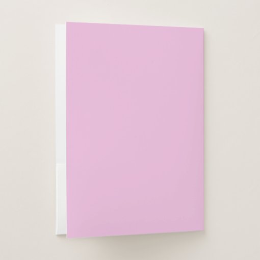 Pink Purple Lady Janitorial Cute Cartoon Pocket Folder | Zazzle