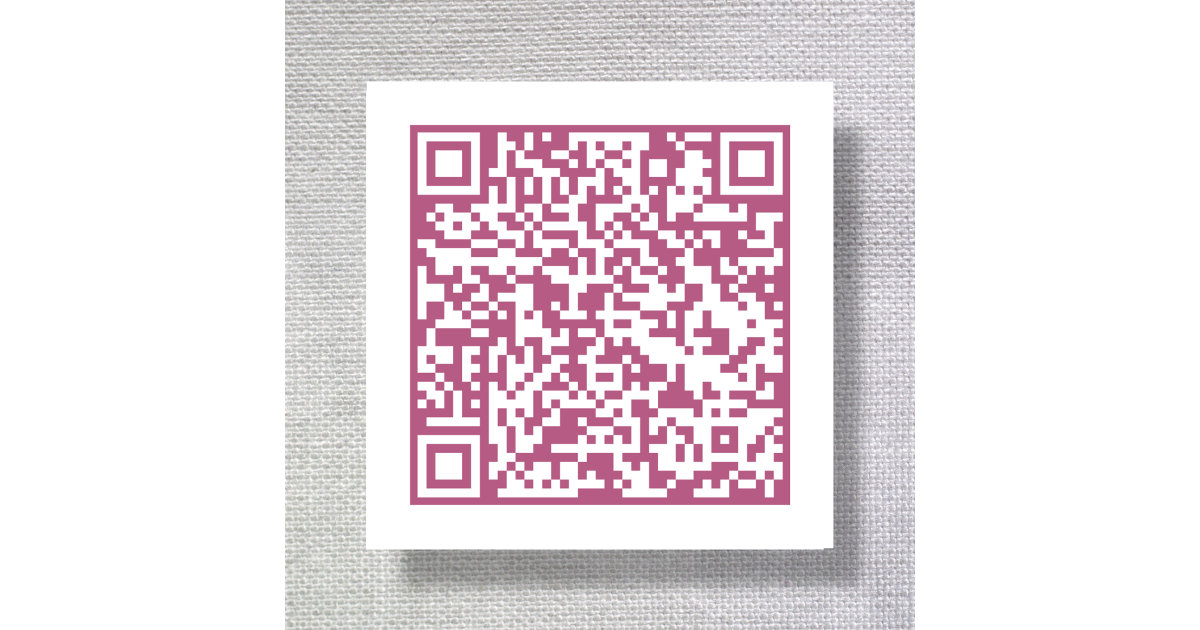 Pink | QR Code Fabric Clothing Labels | Zazzle