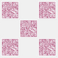 Pink | QR Code Fabric Clothing Labels | Zazzle