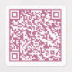 Pink | QR Code Fabric Clothing Labels | Zazzle