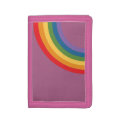 Pink Retro 1980s Style Rainbow Velcro Wallet | Zazzle