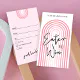 Pink Retro Arch Business Prize Draw Raffle Ticket | Zazzle