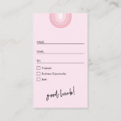 Pink Retro Arch Business Prize Draw Raffle Ticket | Zazzle