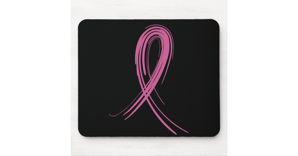 Pink Ribbon 2 Breast Cancer Mouse Pad | Zazzle