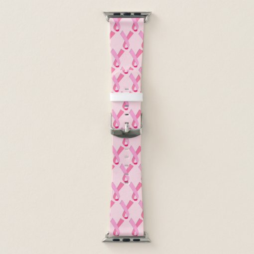 Pink Ribbon Apple Watch Band | Zazzle
