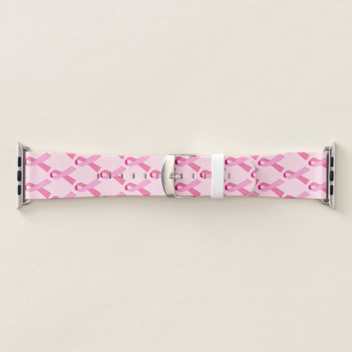 Pink Ribbon Apple Watch Band | Zazzle