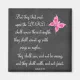 Pink Ribbon Bible Verse Magnet | Zazzle
