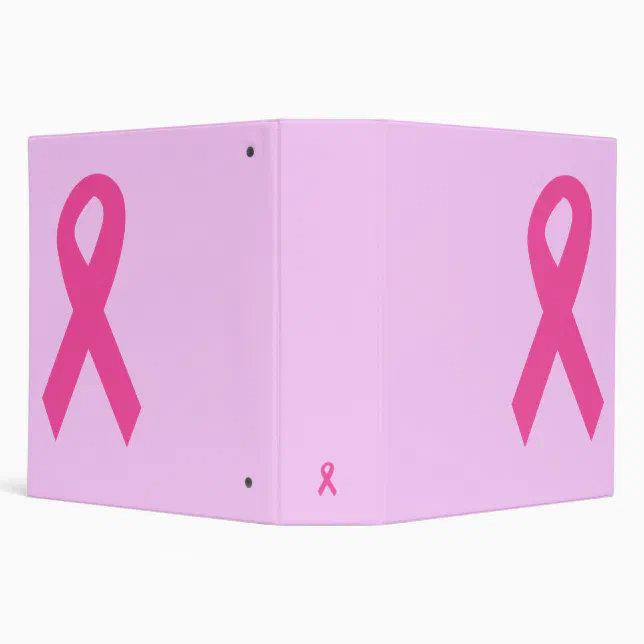 Pink Ribbon Binder | Zazzle
