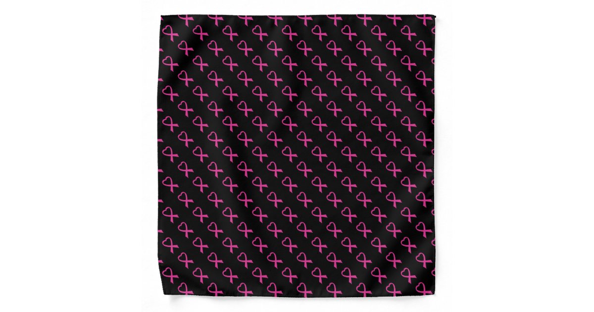 Pink Ribbon Breast Cancer Awareness Bandana | Zazzle
