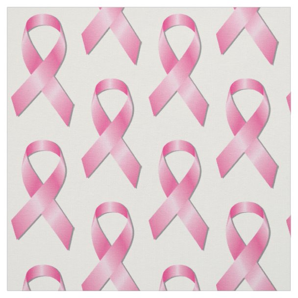 Breast cancer awareness fabric | Zazzle.com