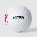 Pink Ribbon Breast Cancer Awareness Golf Ball | Zazzle