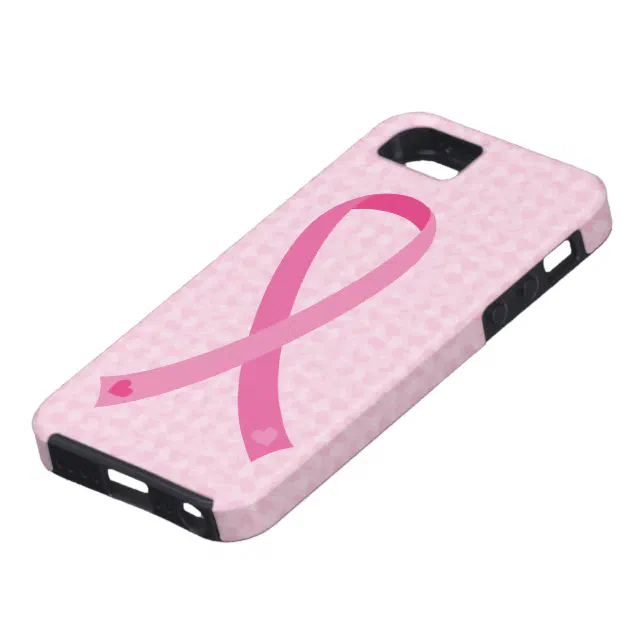 Pink Ribbon Breast Cancer Awareness iPhone 5 Case | Zazzle
