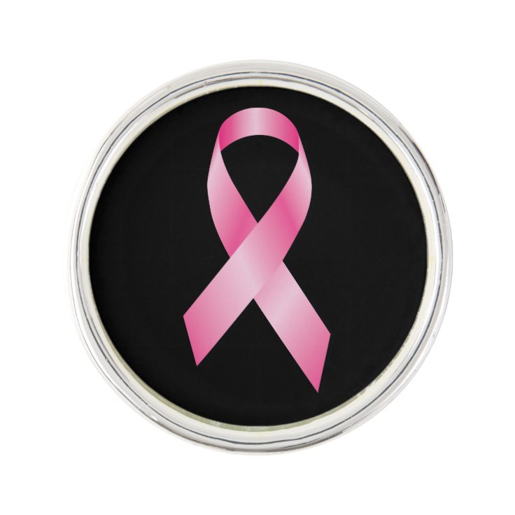 Pink Ribbon - Breast Cancer Awareness Lapel Pin | Zazzle