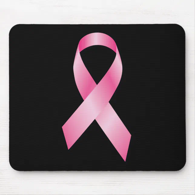 Pink Ribbon - Breast Cancer Awareness Mouse Pad | Zazzle