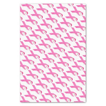 Pink Ribbon Breast Cancer Awareness Tissue Paper | Zazzle