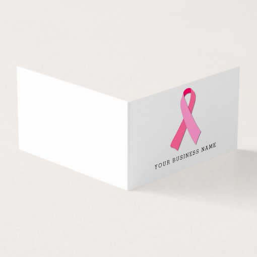 Pink Ribbon Business Card | Zazzle