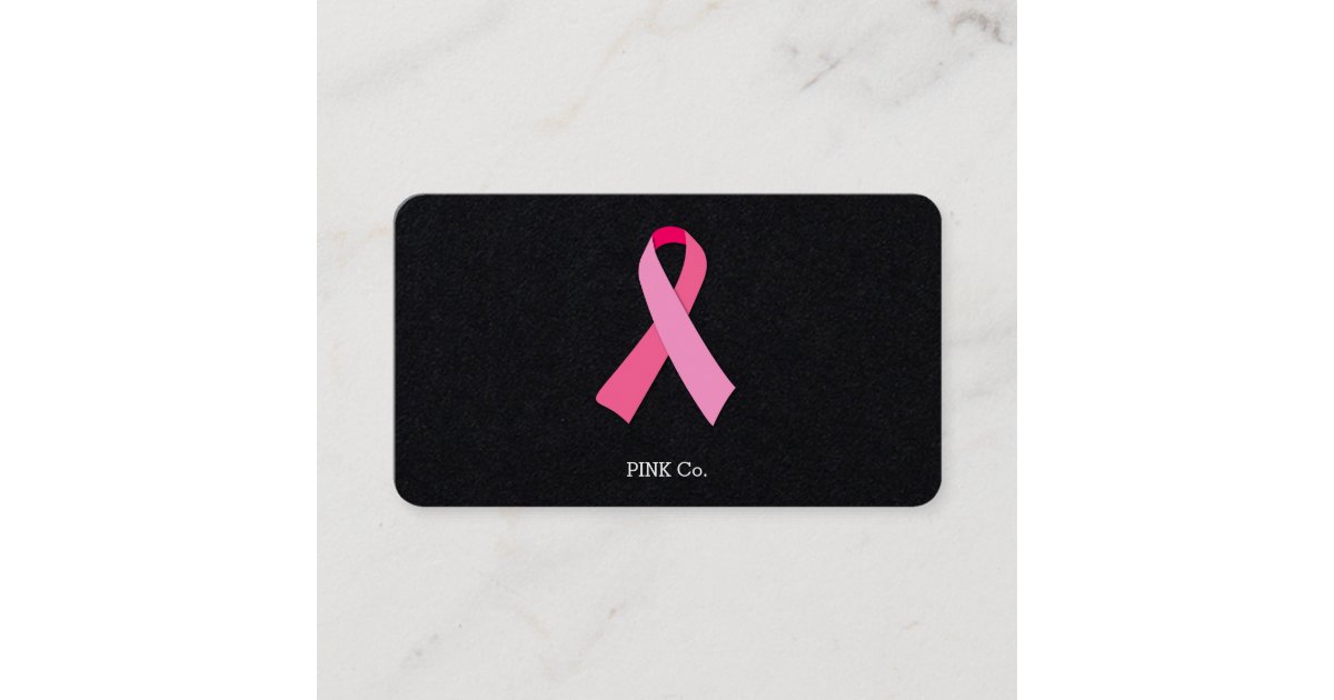 Pink Ribbon Business Card | Zazzle