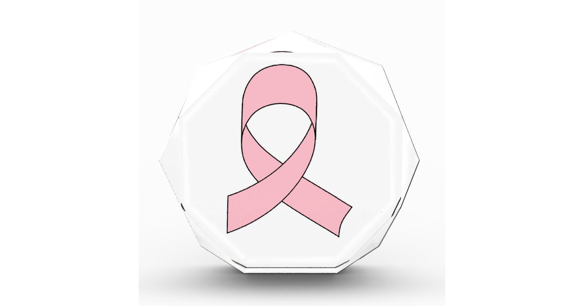 Pink Ribbon Drawing Award | Zazzle