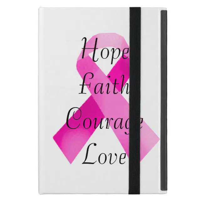 Pink Ribbon Faith iPad Mini Case | Zazzle