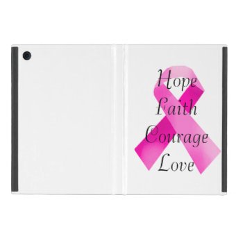 Pink Ribbon Faith iPad Mini Case | Zazzle