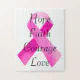 Pink Ribbon Faith Puzzle | Zazzle