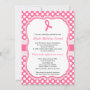 Pink Ribbon Fundraising Event Invitation | Zazzle