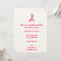 Pink Ribbon Invitation | Zazzle