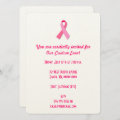 Pink Ribbon Invitation | Zazzle