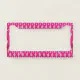 pink ribbon License Plate Frame | Zazzle