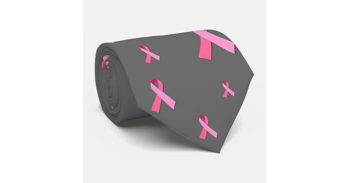 Pink Ribbon Neck Tie | Zazzle