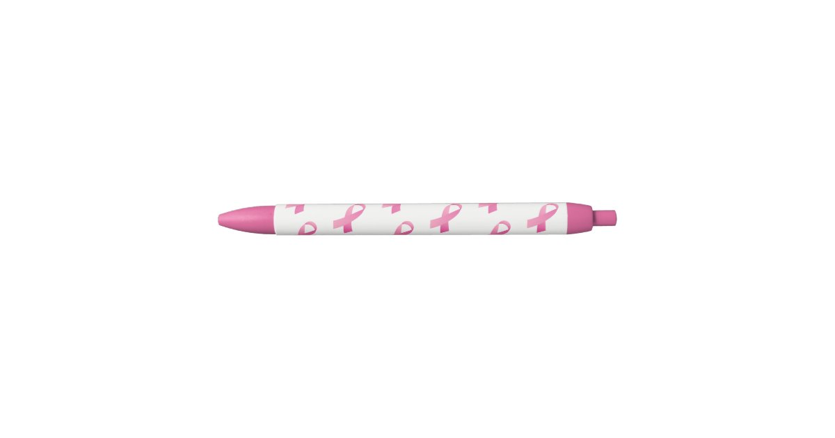 Pink Ribbon Pen, Black Inck Pen | Zazzle