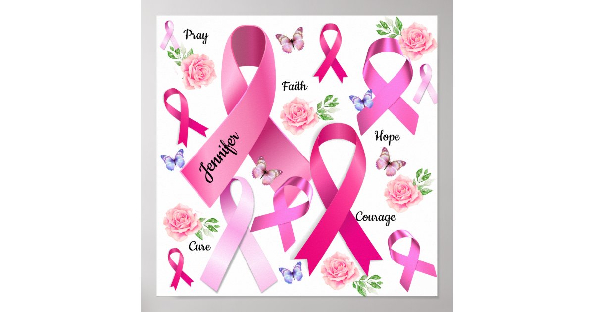 Pink Ribbon Poster | Zazzle