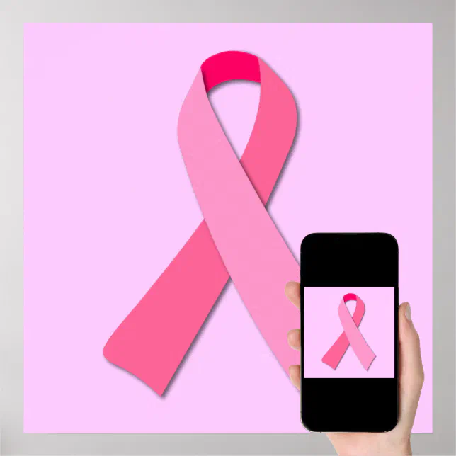 Pink Ribbon Poster | Zazzle