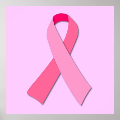 Pink Ribbon Poster | Zazzle