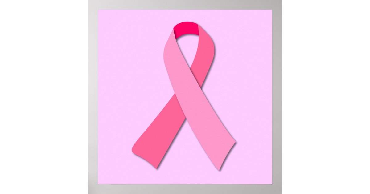 Pink Ribbon Poster | Zazzle