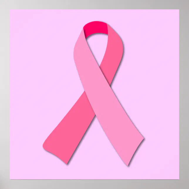 Pink Ribbon Poster | Zazzle