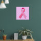 Pink Ribbon Poster | Zazzle