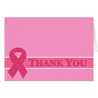 Breast Cancer Thank You Cards - Greeting & Photo Cards | Zazzle