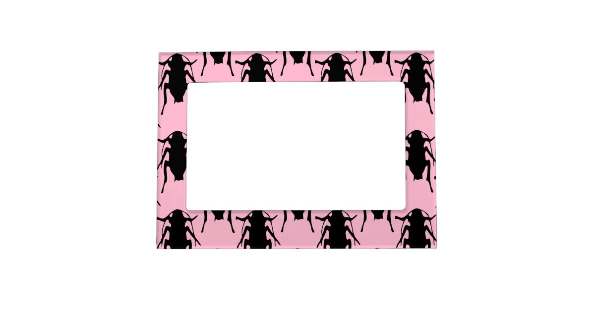 pink roaches picture frame | Zazzle