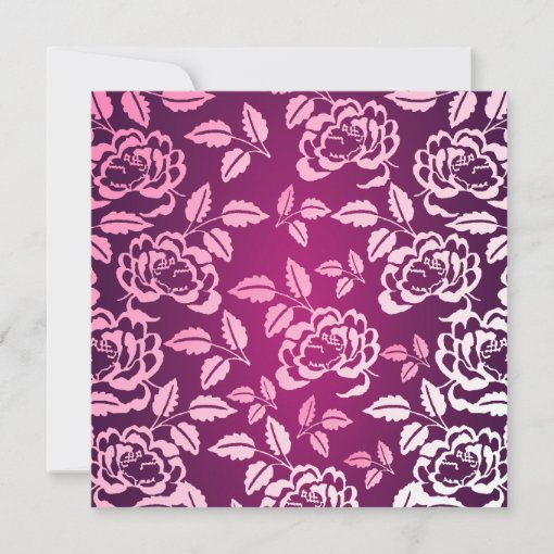 Pink Rose Bachelorette Party Invitation | Zazzle