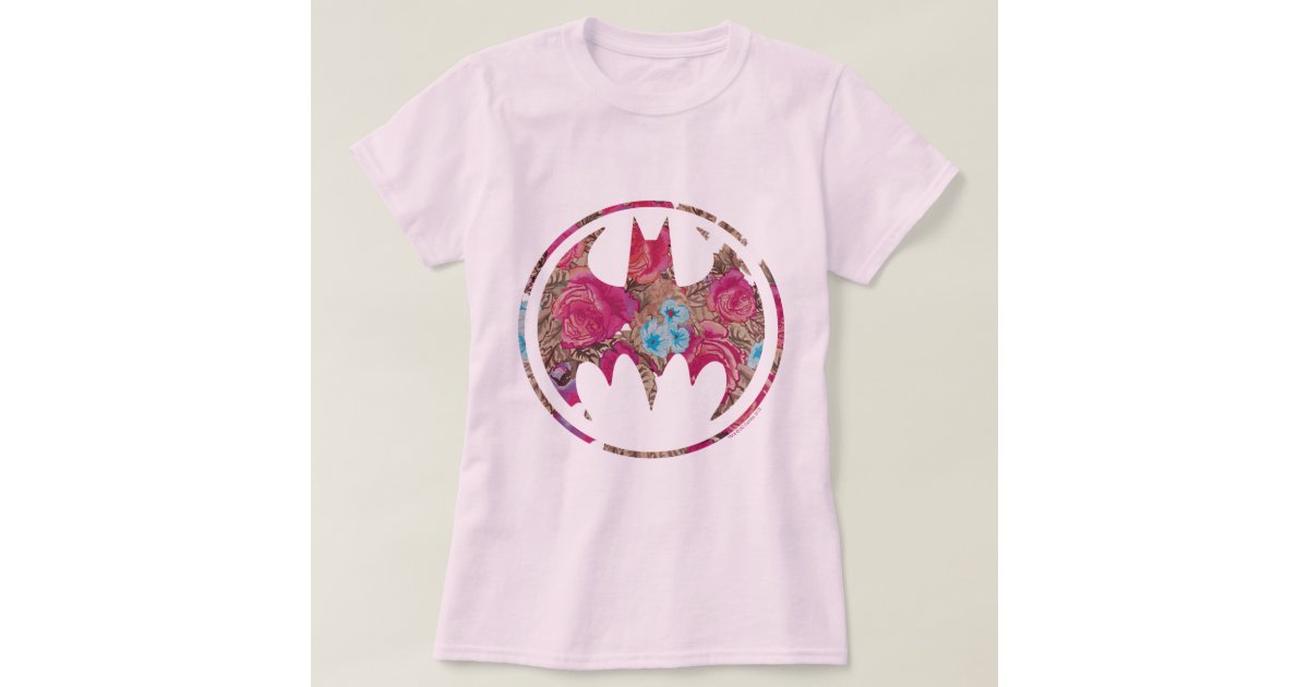 Pink Rose Bat Signal T-Shirt | Zazzle.com