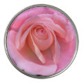 Pink rose closeup golf ball marker | Zazzle