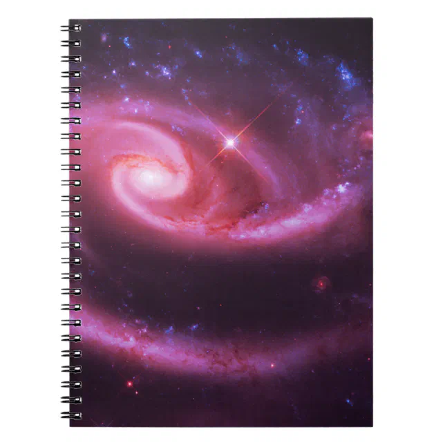 Pink Rose Galaxies Notebook | Zazzle