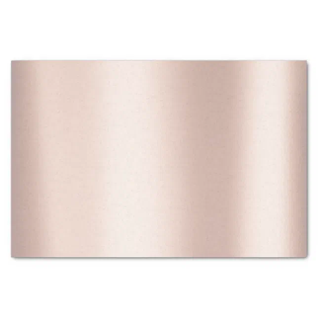Pink Rose Gold Blush Metallic Powder Blush Tissue Paper | Zazzle